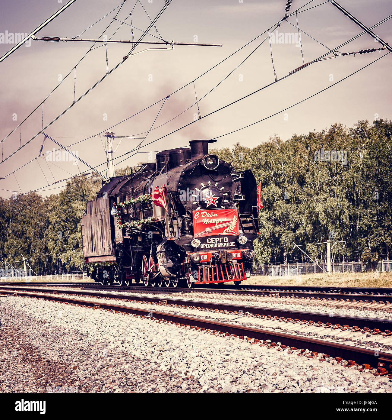 Tender first steam locomotive hi-res stock photography and images - Alamy