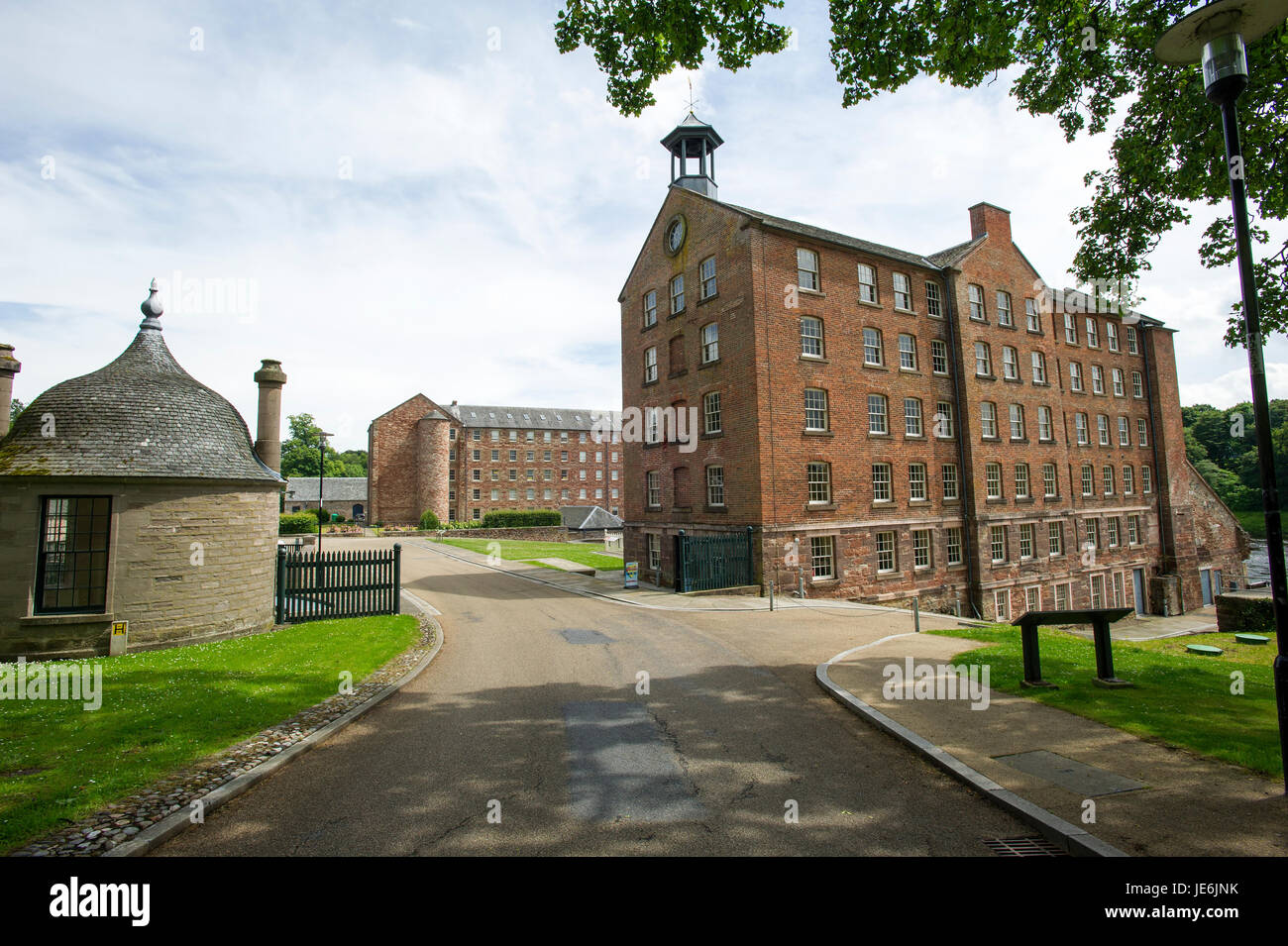 Stanley Mills, Perthshire, Scotland. Historic water powered cotton mill ...