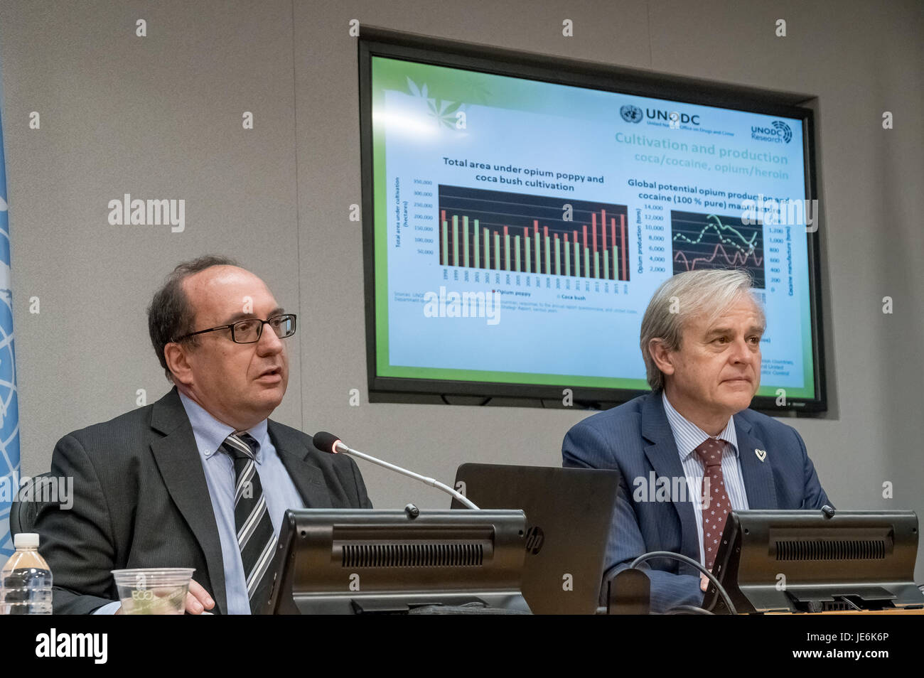 New York, United States. 22nd June, 2017. Thomas Pietschmann (L) and ...
