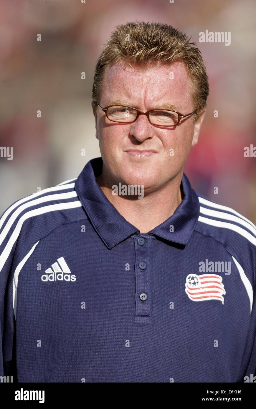 STEVE NICOL NEW ENGLAND REVOLUTION COACH L.A. MEMORIAL COLISEUM LOS ...