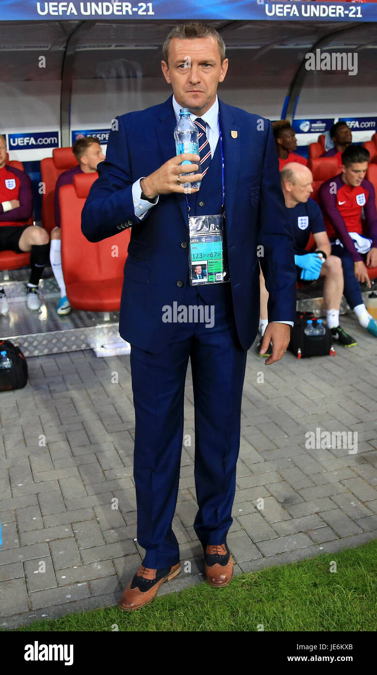 England manager Aidy Boothroyd during the UEFA European Under-21 ...