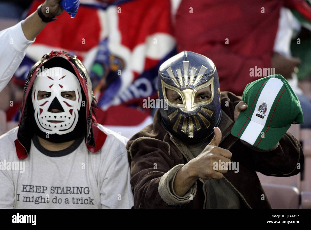 MEXICO FAN MEXICO FOOTBALL FAN ROSE BOWL PASADENA LOS ANGELES USA 05 ...