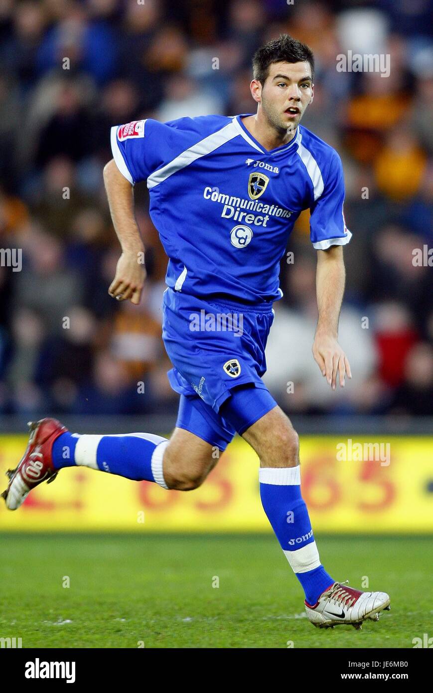 JOE LEDLEY CARDIFF CITY FC K.C. STADIUM HULL ENGLAND 16 December 2006 ...