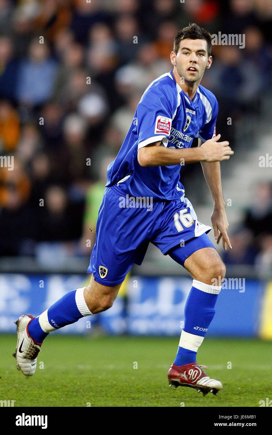 JOE LEDLEY CARDIFF CITY FC K.C. STADIUM HULL ENGLAND 16 December 2006 ...