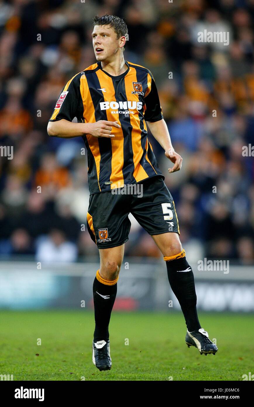 DANNY COLES HULL CITY FC K.C. STADIUM HULL ENGLAND 16 December 2006 ...