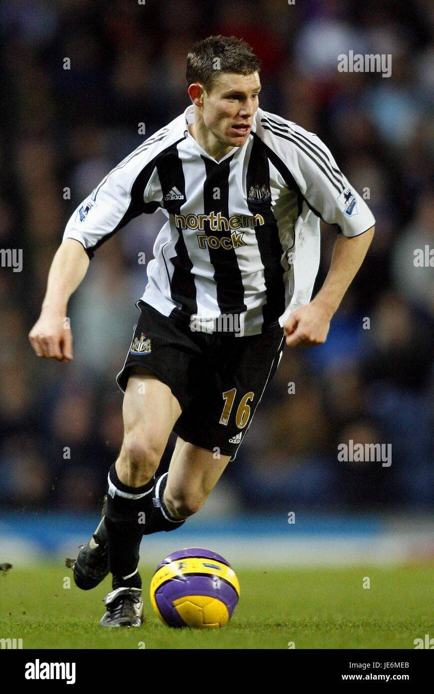 JAMES MILNER NEWCASTLE UNITED FC EWOOD PARK BLACKBURN ENGLAND 09 ...