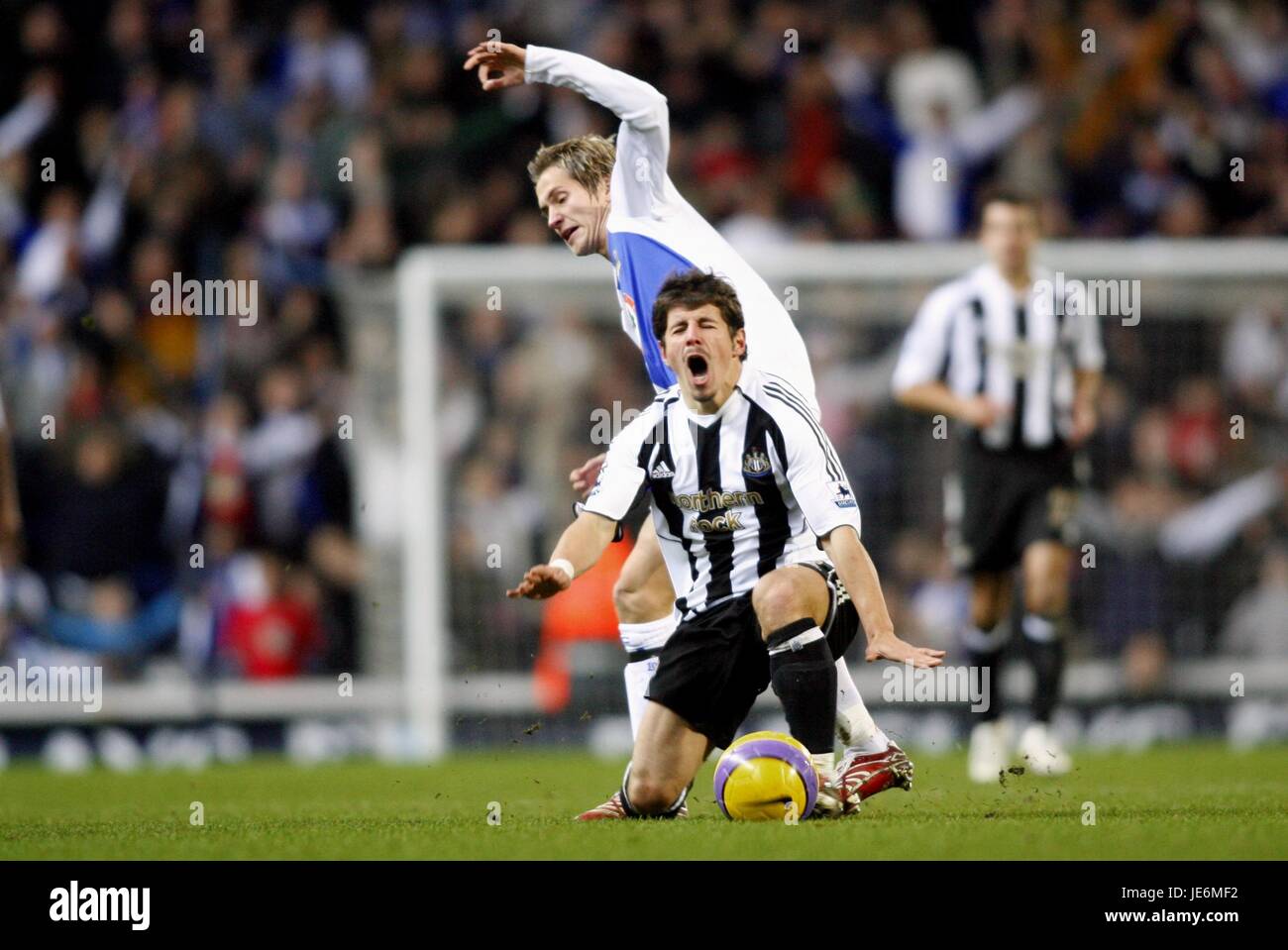 MORTEN PEDERSEN BELOZOGLU EMRE BLACKBURN R V NEWCASTLE UTD EWOOD PARK ...