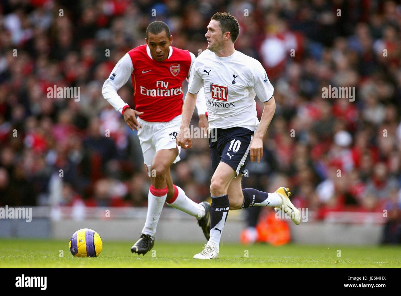 ROBBIE KEANE & GILBERTO SILVA ARSENAL V TOTTENHAM HOTSPUR EMIRATES ...
