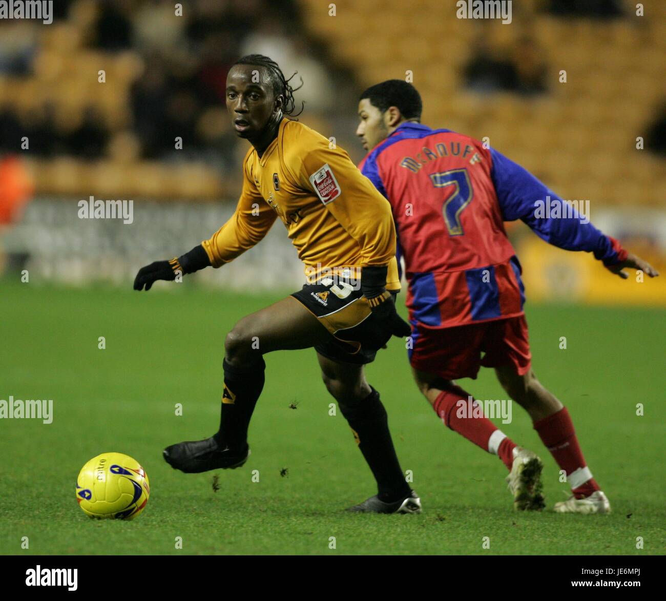 WOLVES V C. PALACE WOLVES'S JEMAL JOHNSON GETS PA MOLINEAUX ...