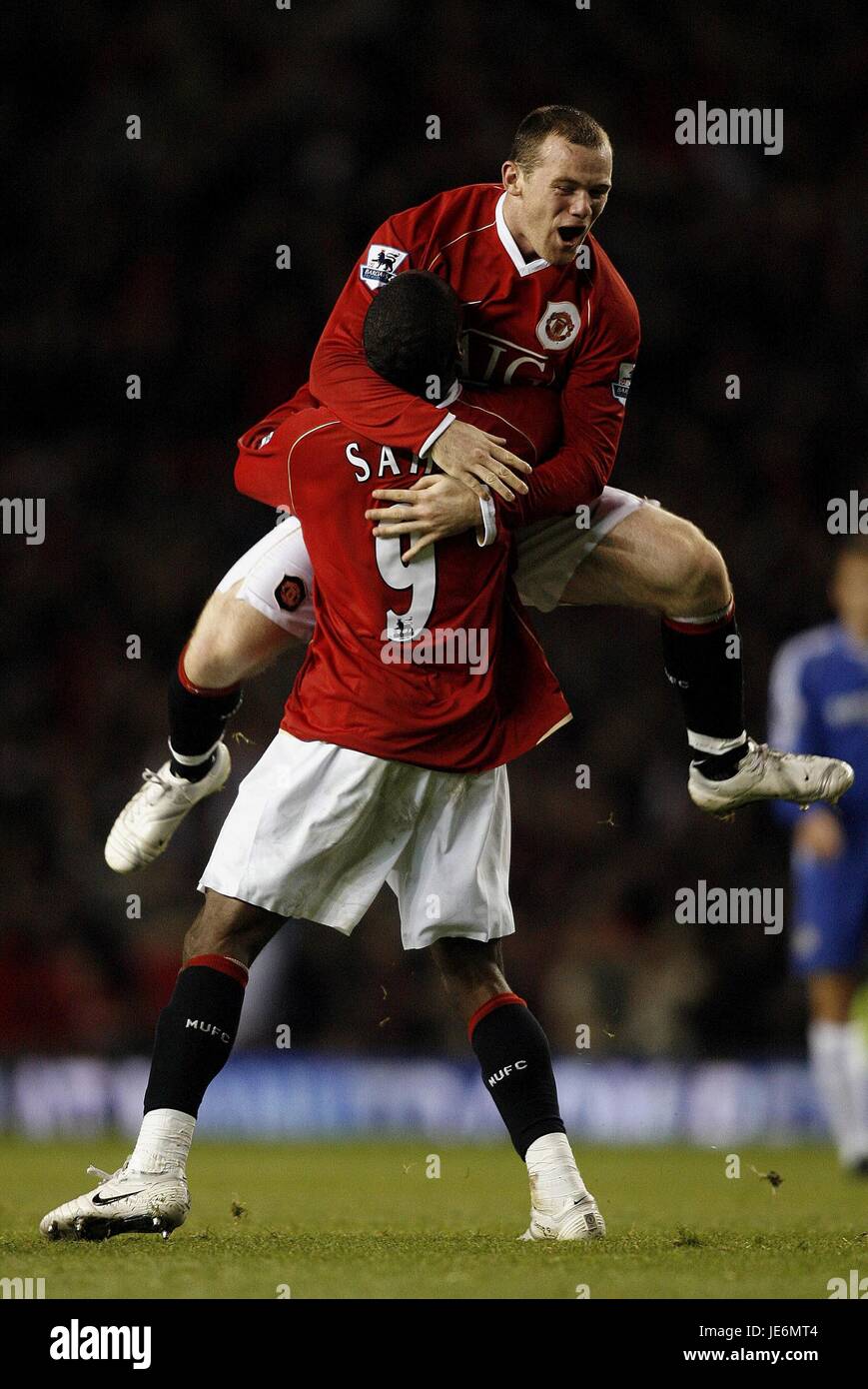 LOUIS SAHA , WAYNE ROONEY, MANCHESTER UNITED V CHELSEA, MANCHESTER UTD ...