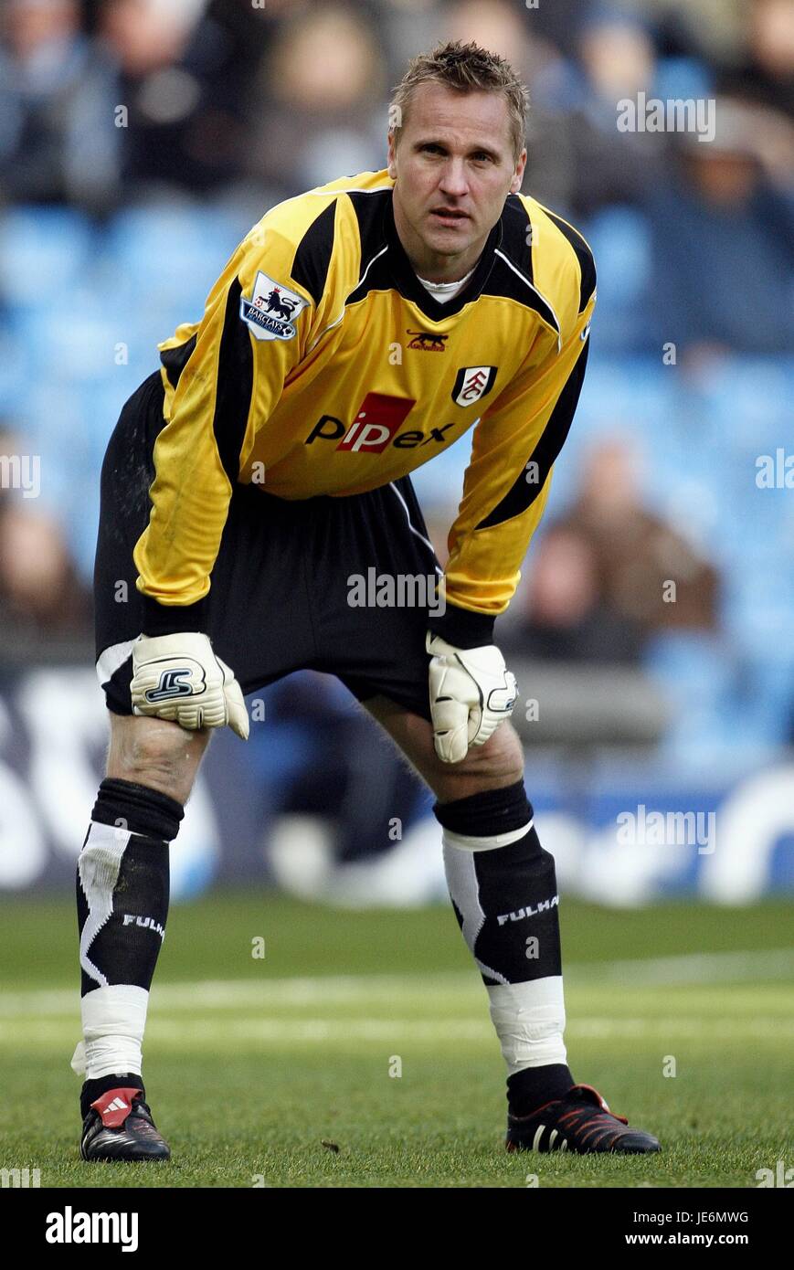 ANTTI NIEMI FULHAM FC CITY OF MANCHESTER STADIUM MANCHESTER ENGLAND 18 ...