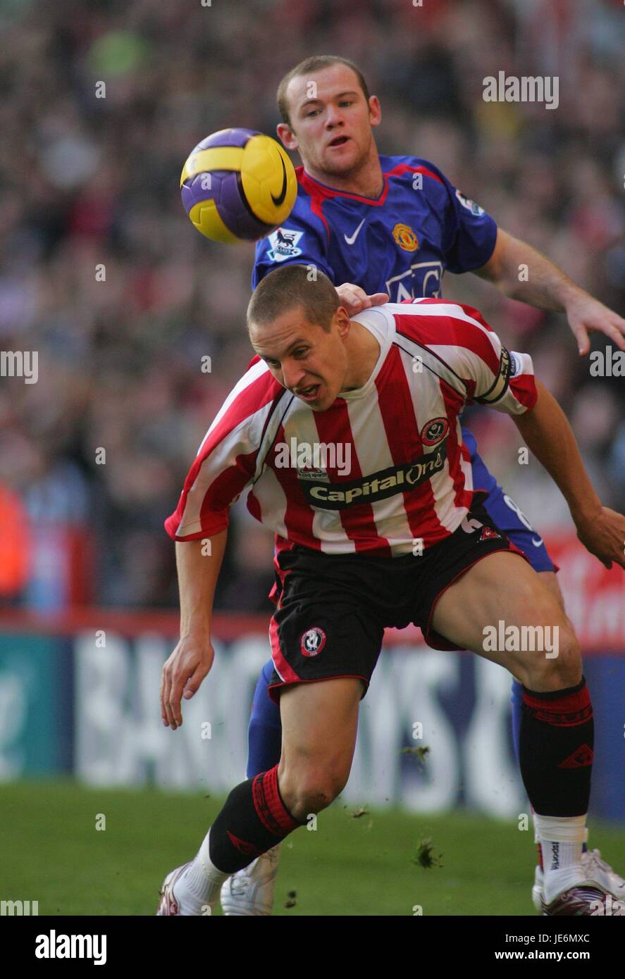 PHIL JAGIELKA , WAYNE ROONEY, SHEFFIELD UNITED V MANCHESTER UNITED ...