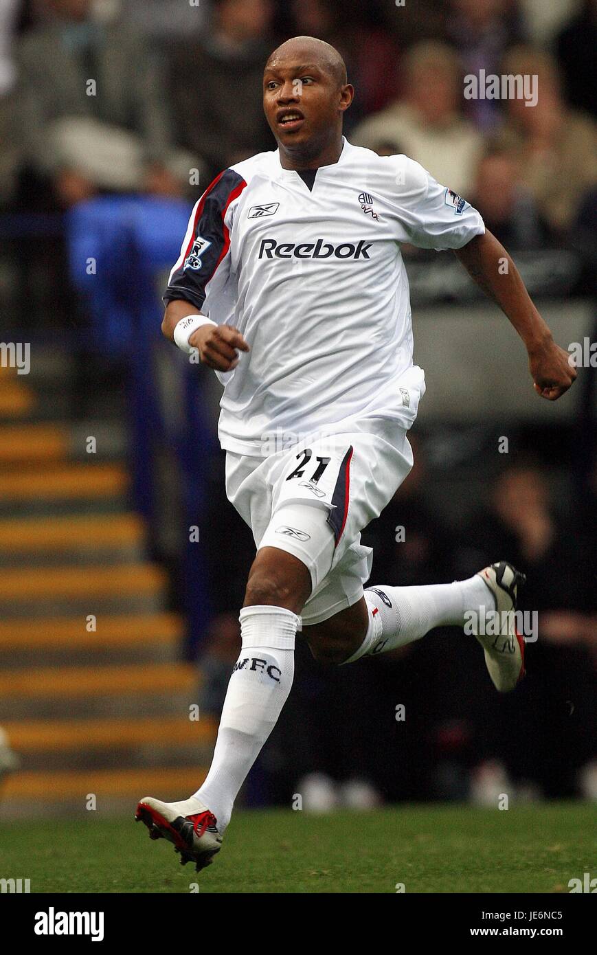EL HADJI DIOUF BOLTON WANDERERS FC REEBOK STADIUM BOLTON GREAT BRITAIN ...
