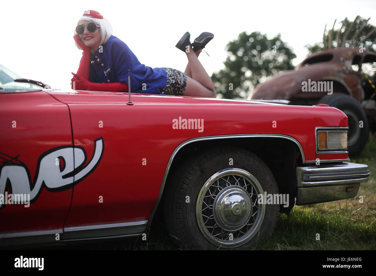 Cineramageddon usher Daisy Peters, from Shepton Mallet, before an ...