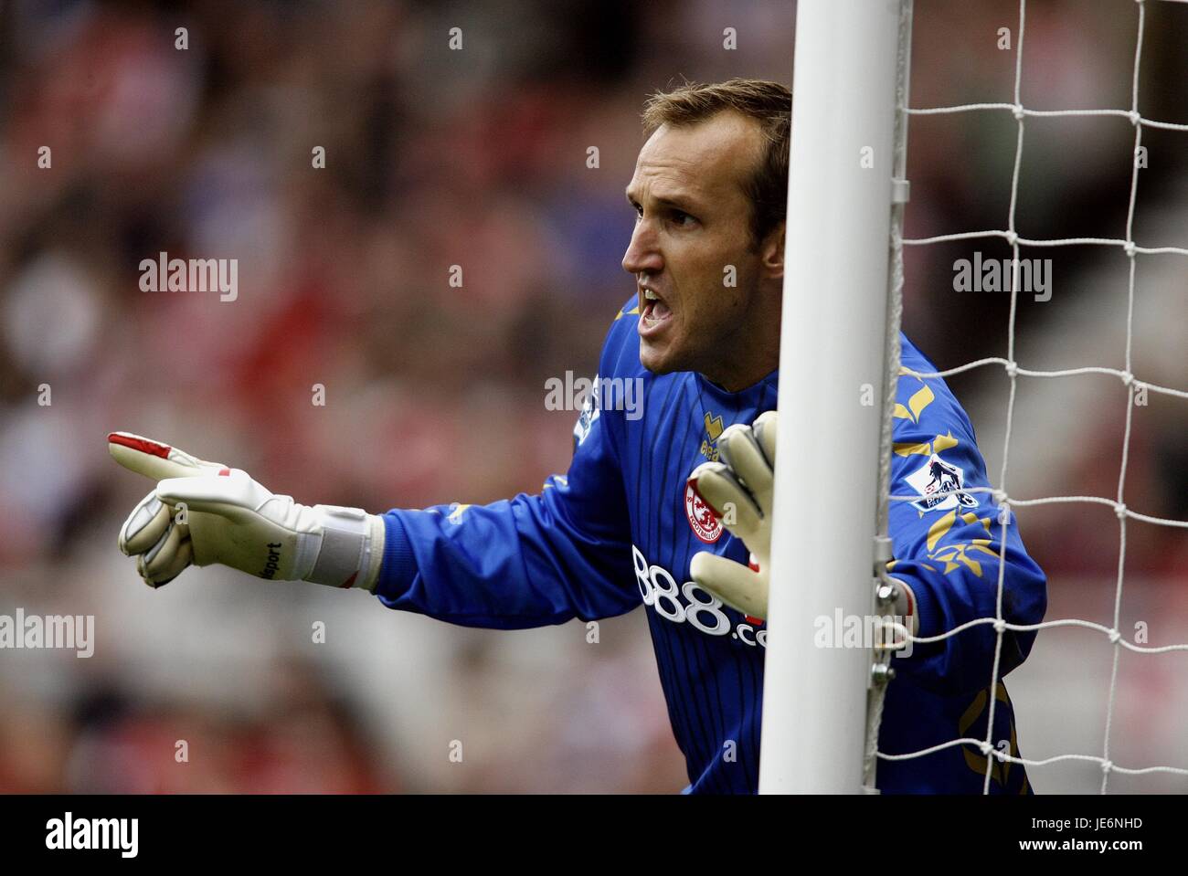 MARK SCHWARZER MIDDLESBROUGH FC RIVERSIDE STADIUM MIDDLESBROUGH ENGLAND ...
