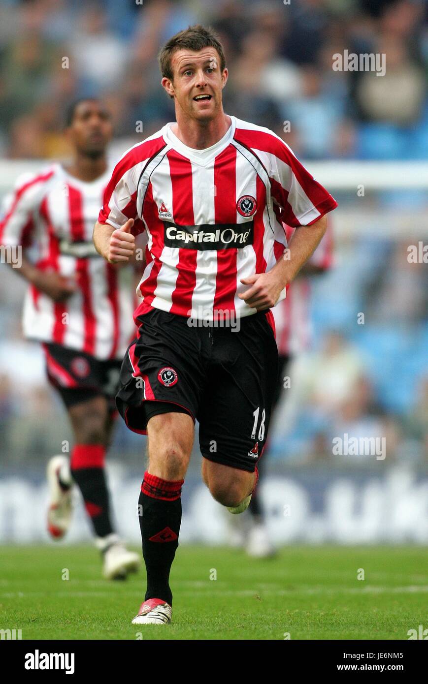 MICHAEL TONGE SHEFFIELD UNITED FC CITY OF MANCHESTER STADIUM MANCHESTER ...