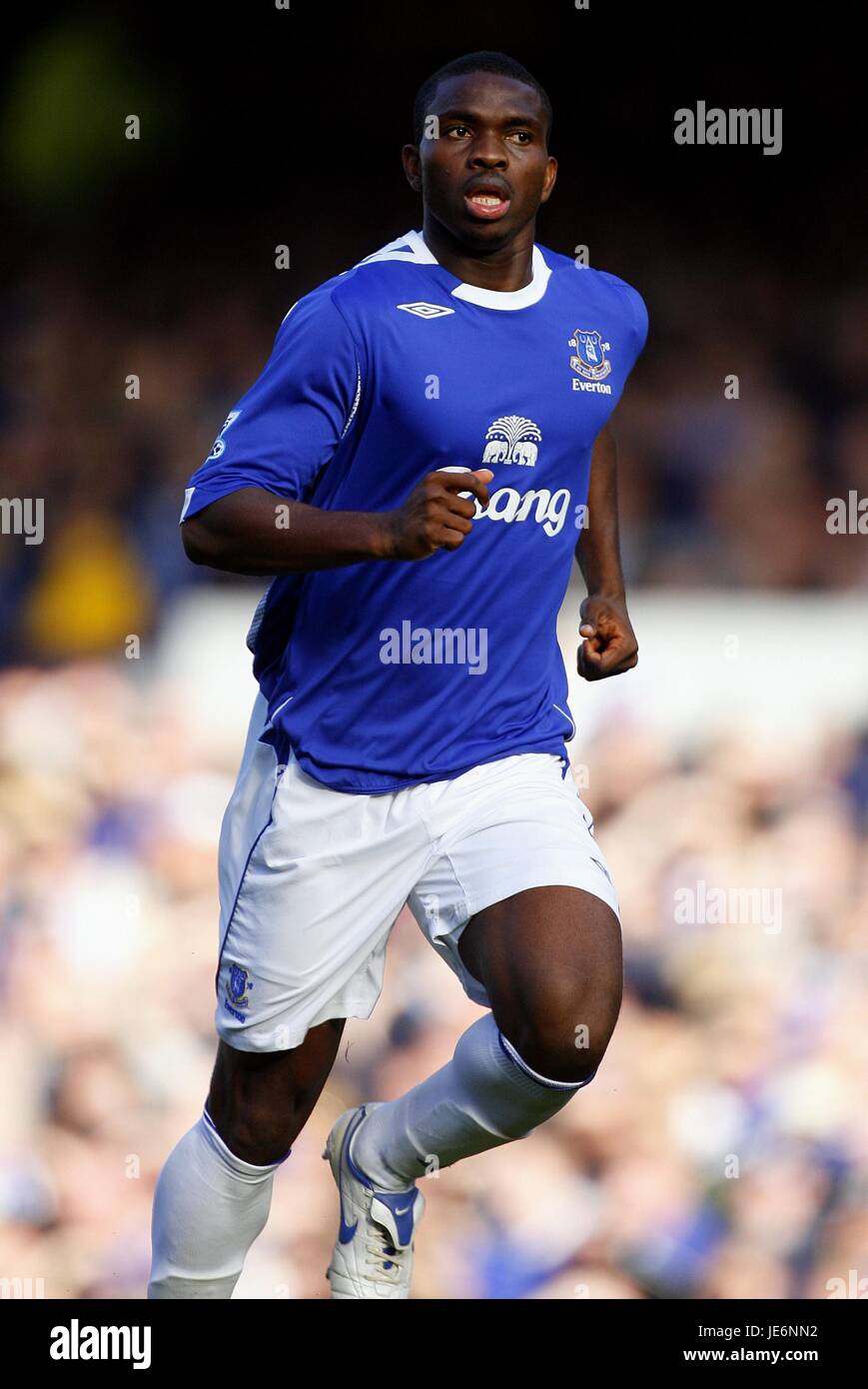 JOSEPH YOBO EVERTON FC GOODISON PARK EVERTON GREAT BRITAIN 21 October ...