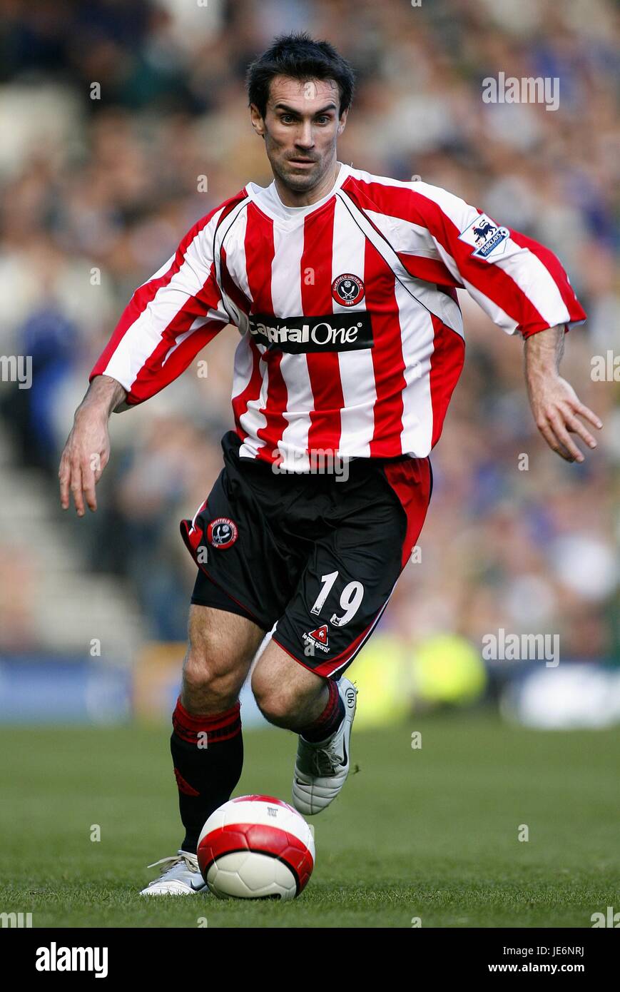 KEITH GILLESPIE SHEFFIELD UNITED FC GOODISON PARK EVERTON GREAT BRITAIN ...