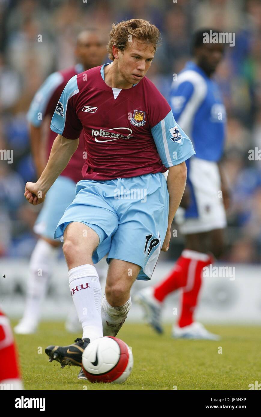 JONATHAN SPECTOR WEST HAM UNITED FC FRATTON PARK PORTSMOUTH ENGLAND 14 ...