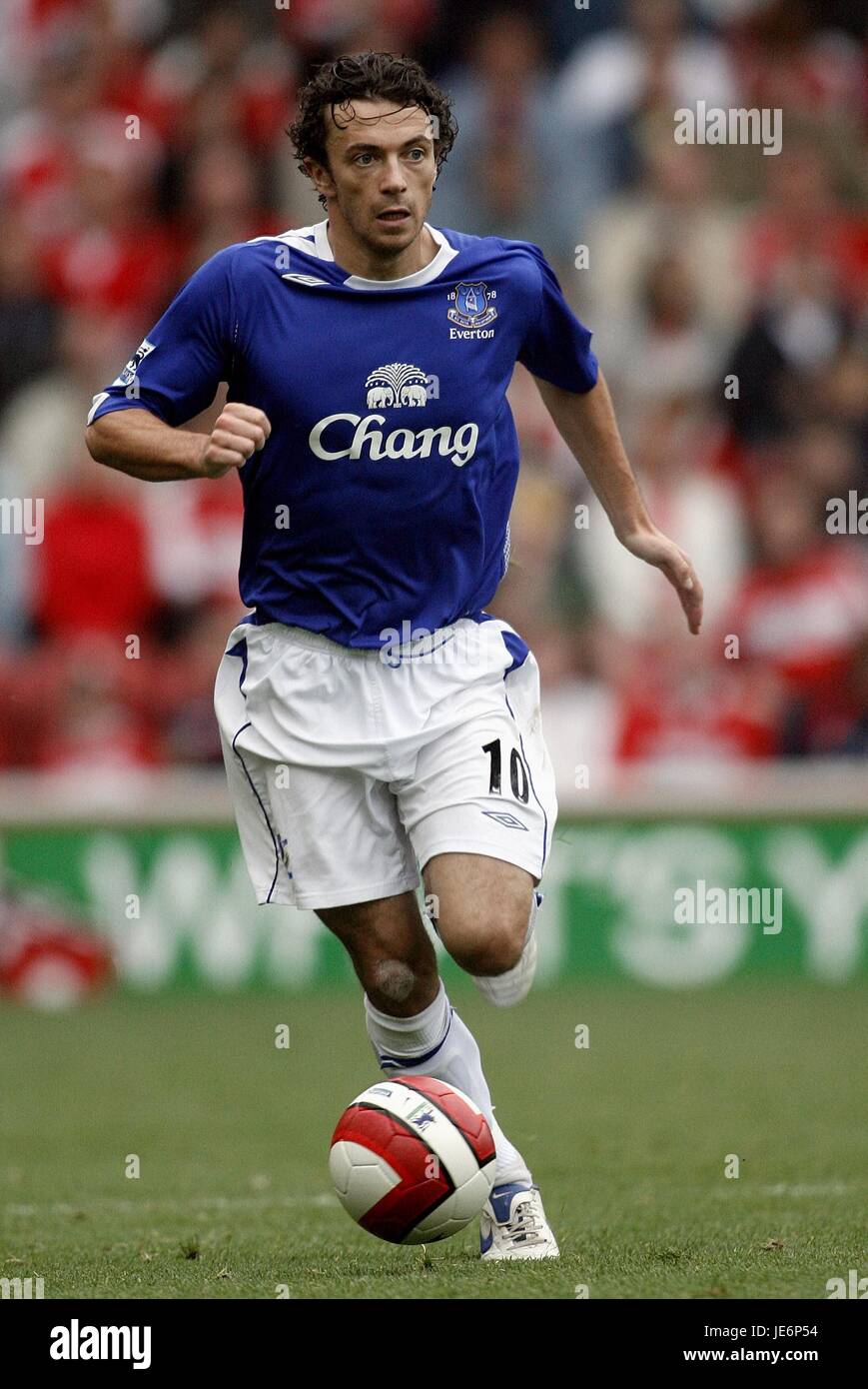 SIMON DAVIES EVERTON FC RIVERSIDE STADIUM MIDDLESBROUGH ENGLAND 14 ...