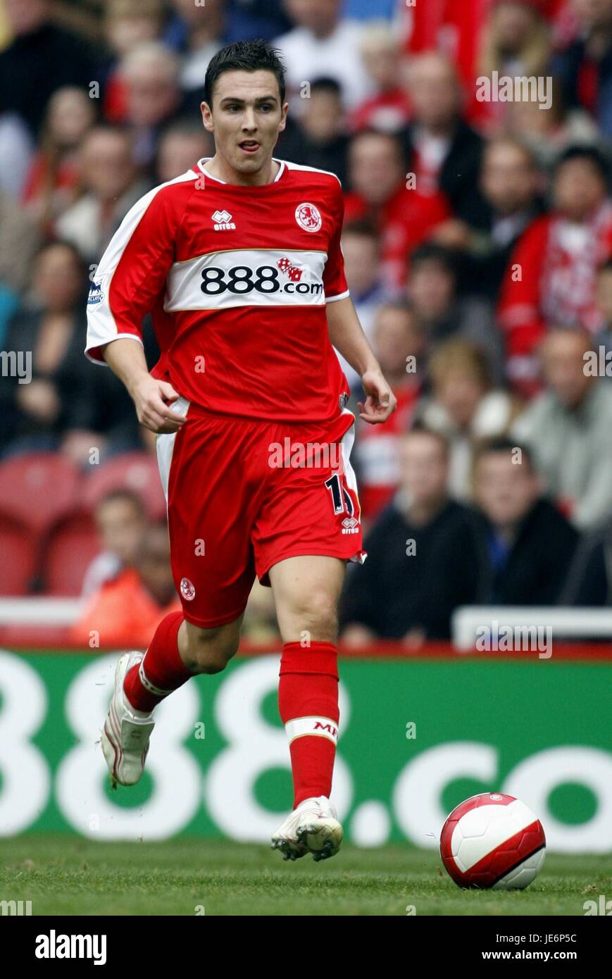 STEWART DOWNING MIDDLESBROUGH FC RIVERSIDE STADIUM MIDDLESBROUGH ...