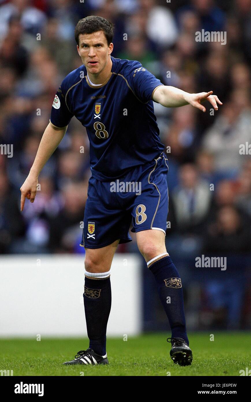 GARY CALDWELL SCOTLAND HAMPDEN PARK GLASGOW SCOTLAND GREAT BRITAIN 07 ...