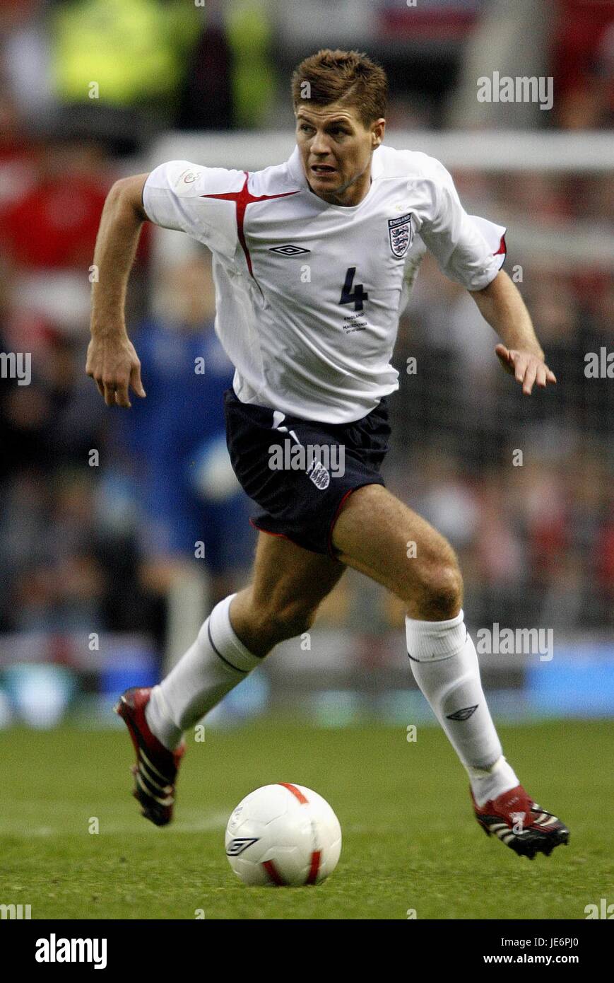STEVEN GERRARD ENGLAND OLD TRAFFORD MANCHESTER ENGLAND 07 October 2006 ...