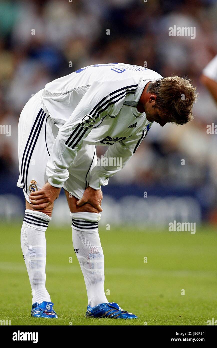 DAVID BECKHAM REAL MADRID CF THE BERNABEU MADRID SPAIN 26 September ...