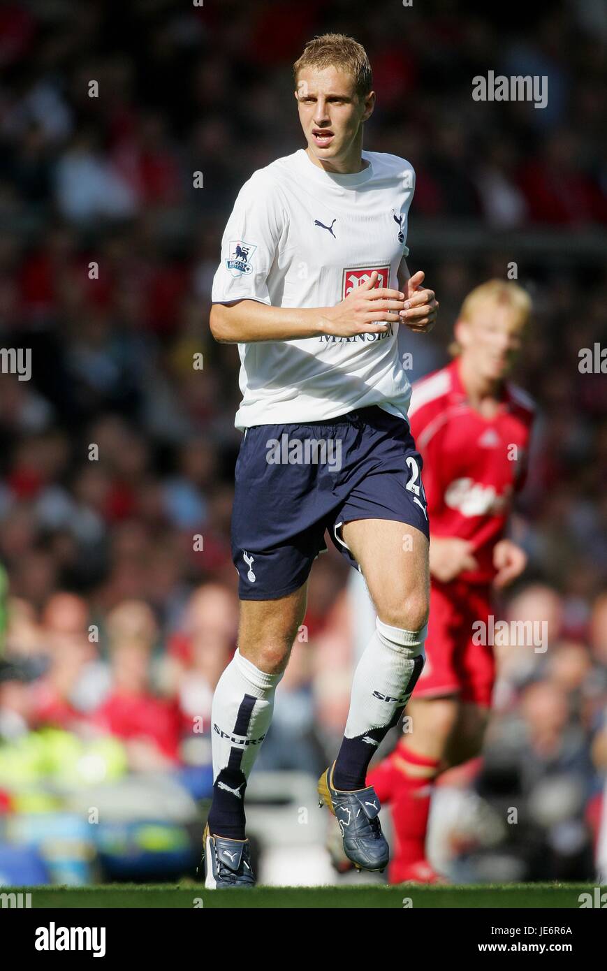 MICHAEL DAWSON TOTTENHAM HOTSPUR FC ANFIELD LIVERPOOL ENGLAND 23 ...