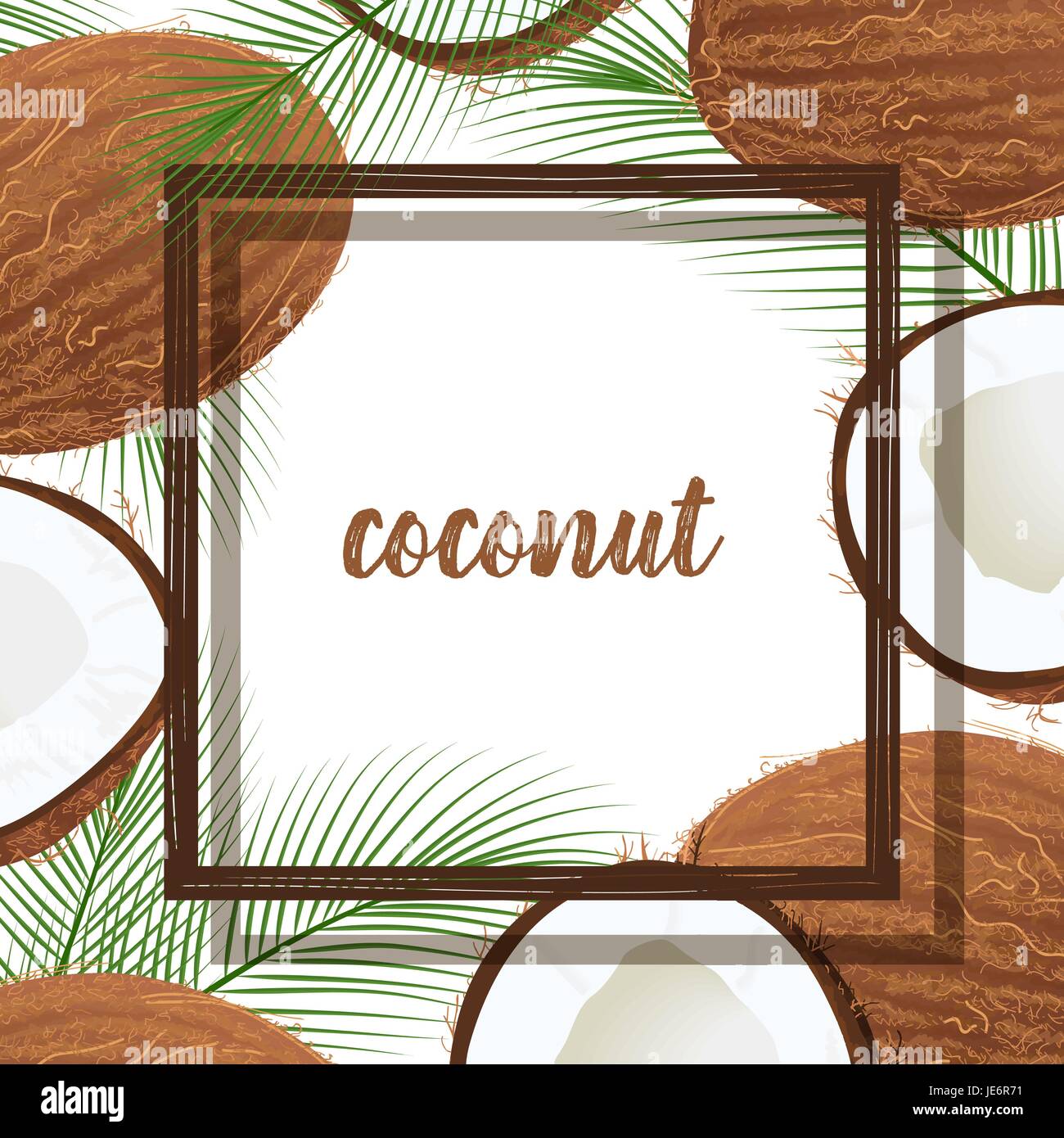 Coconuts restaurant Stock Vector Images - Alamy