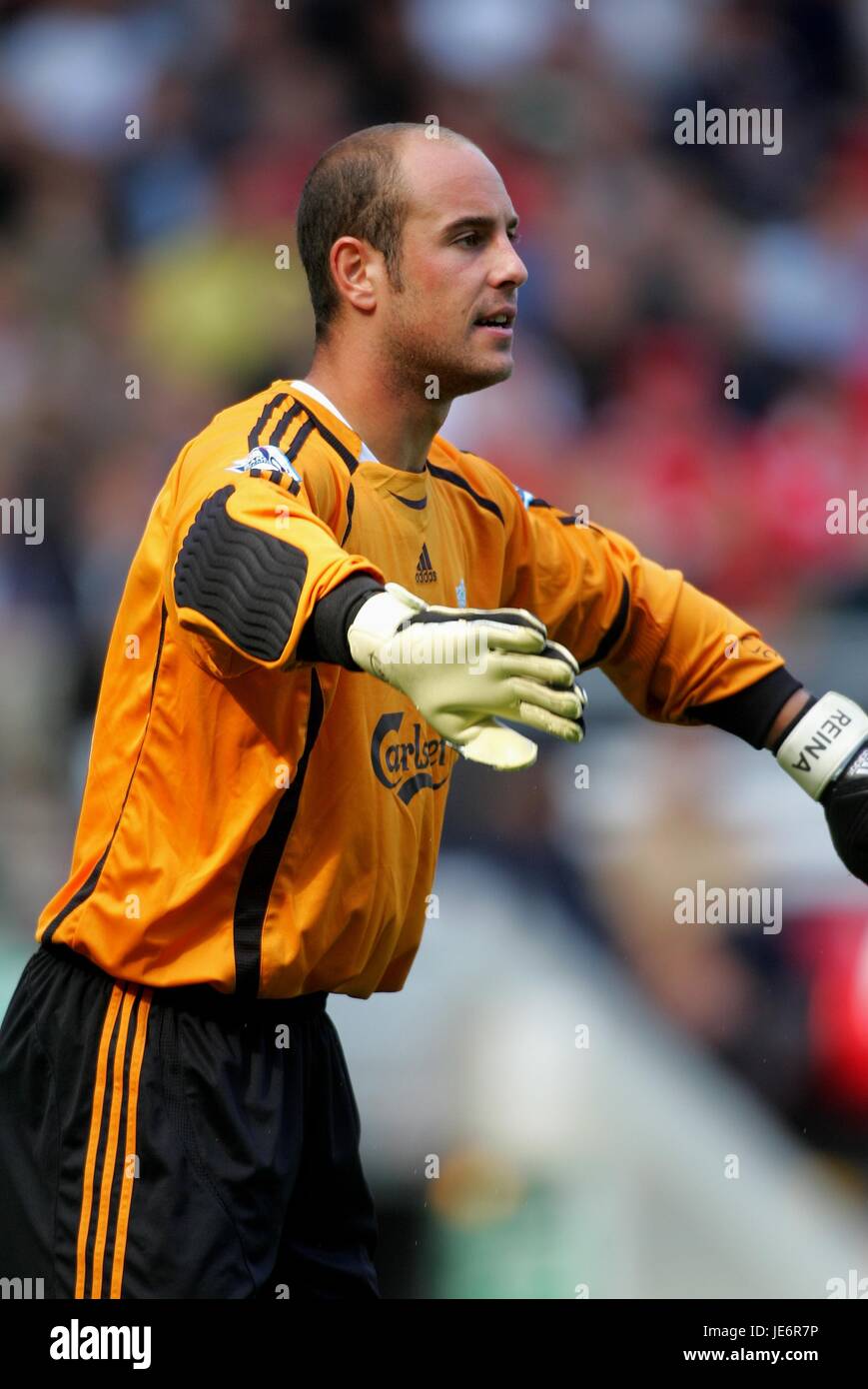 JOSE REINA LIVERPOOL FC ANFIELD LIVERPOOL ENGLAND 23 September 2006 ...