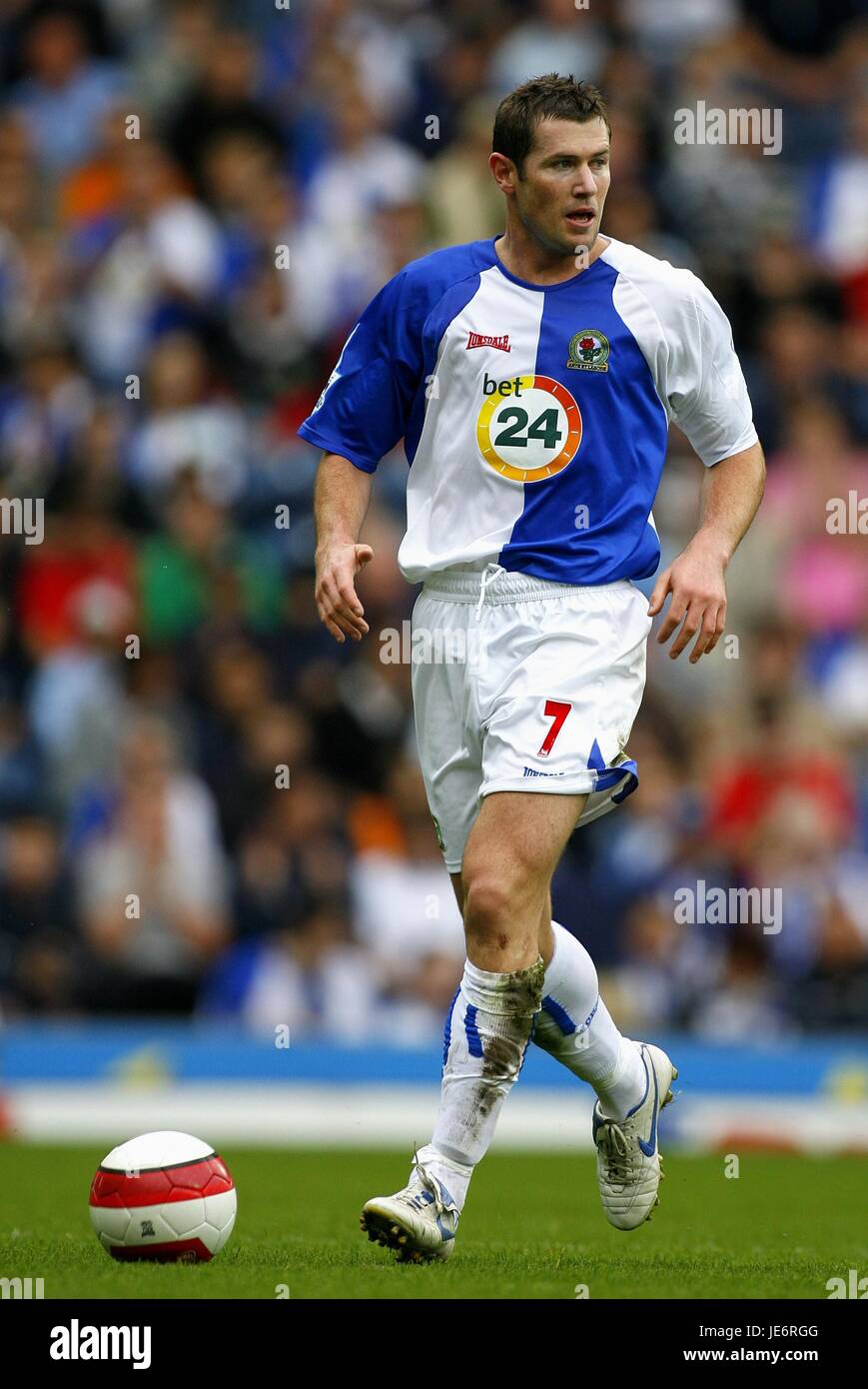 BRETT EMERTON BLACKBURN ROVERS FC EWOOD PARK BLACKBURN ENGLAND 17 ...
