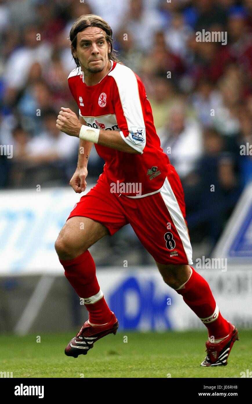 JONATHAN WOODGATE MIDDLESBROUGH FC REEBOK STADIUM BOLTON ENGLAND 16 ...