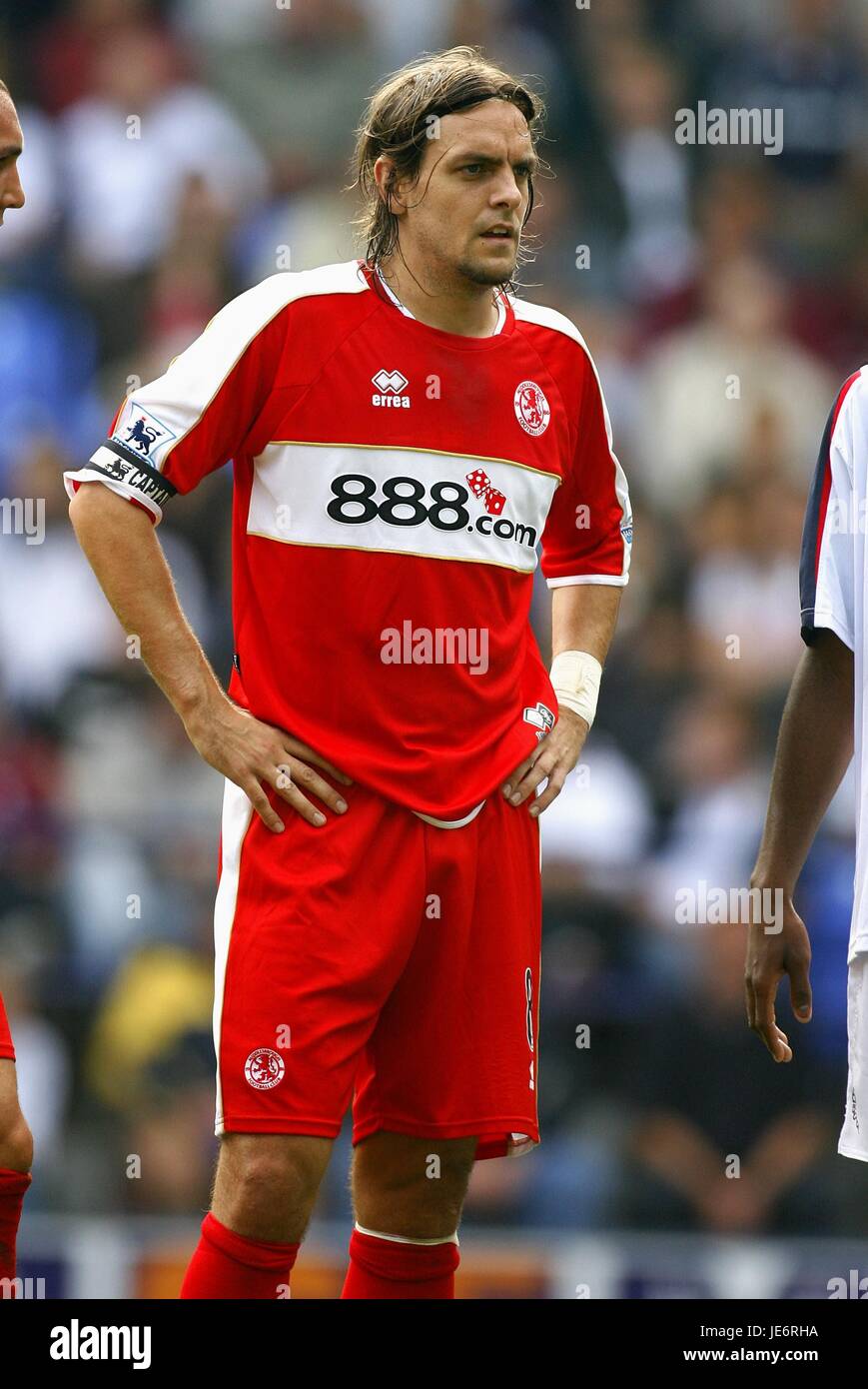 JONATHAN WOODGATE MIDDLESBROUGH FC REEBOK STADIUM BOLTON ENGLAND 16 ...
