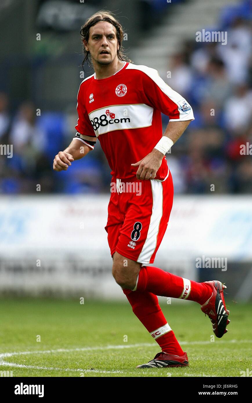 JONATHAN WOODGATE MIDDLESBROUGH FC REEBOK STADIUM BOLTON ENGLAND 16 ...
