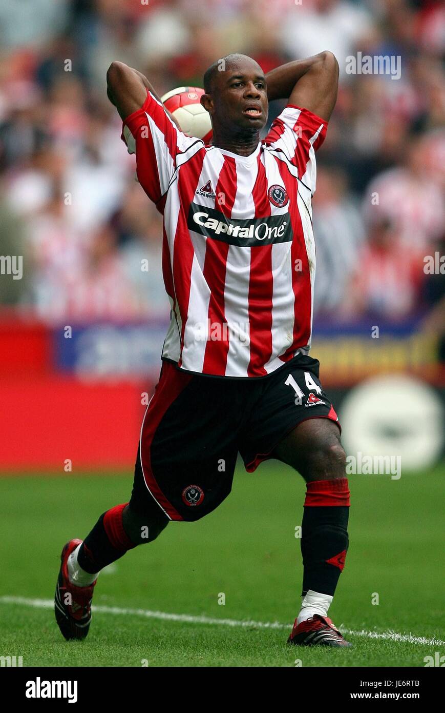 DAVID SOMMEIL SHEFFIELD UNITED FC BRAMALL LANE SHEFFIELD ENGLAND 16 ...