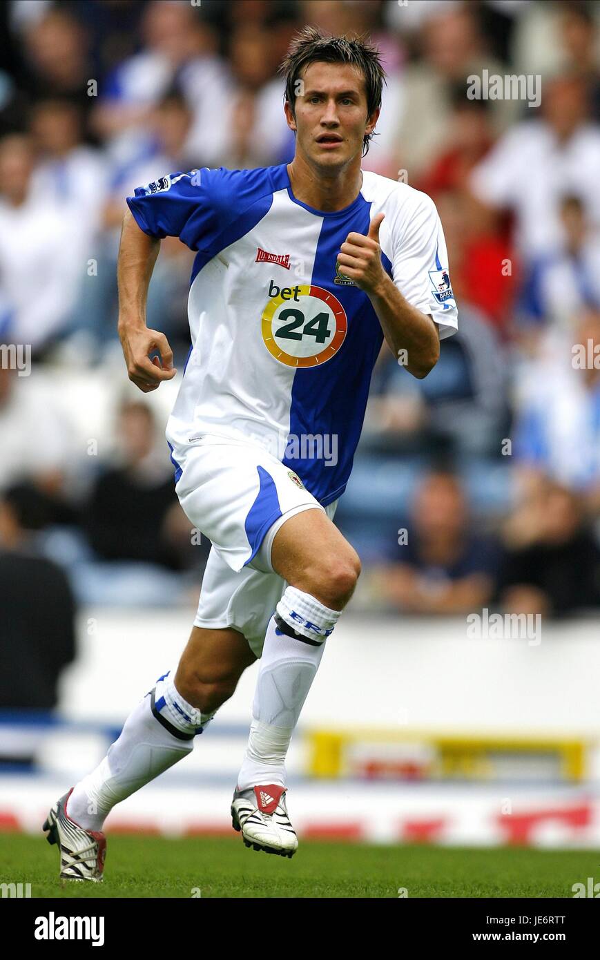 MORTEN GAMST PEDERSEN BLACKBURN ROVERS FC EWOOD PARK BLACKBURN ENGLAND ...