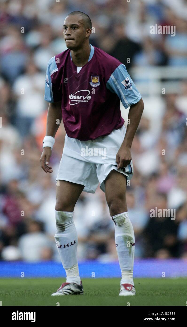 BOBBY ZAMORA WEST HAM UNITED UPTON PARK STADIUM LONDON ENGLAND 10 ...
