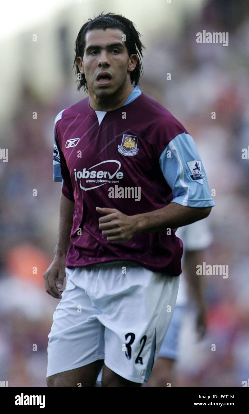 West ham united and carlos tevez hi-res stock photography and images ...