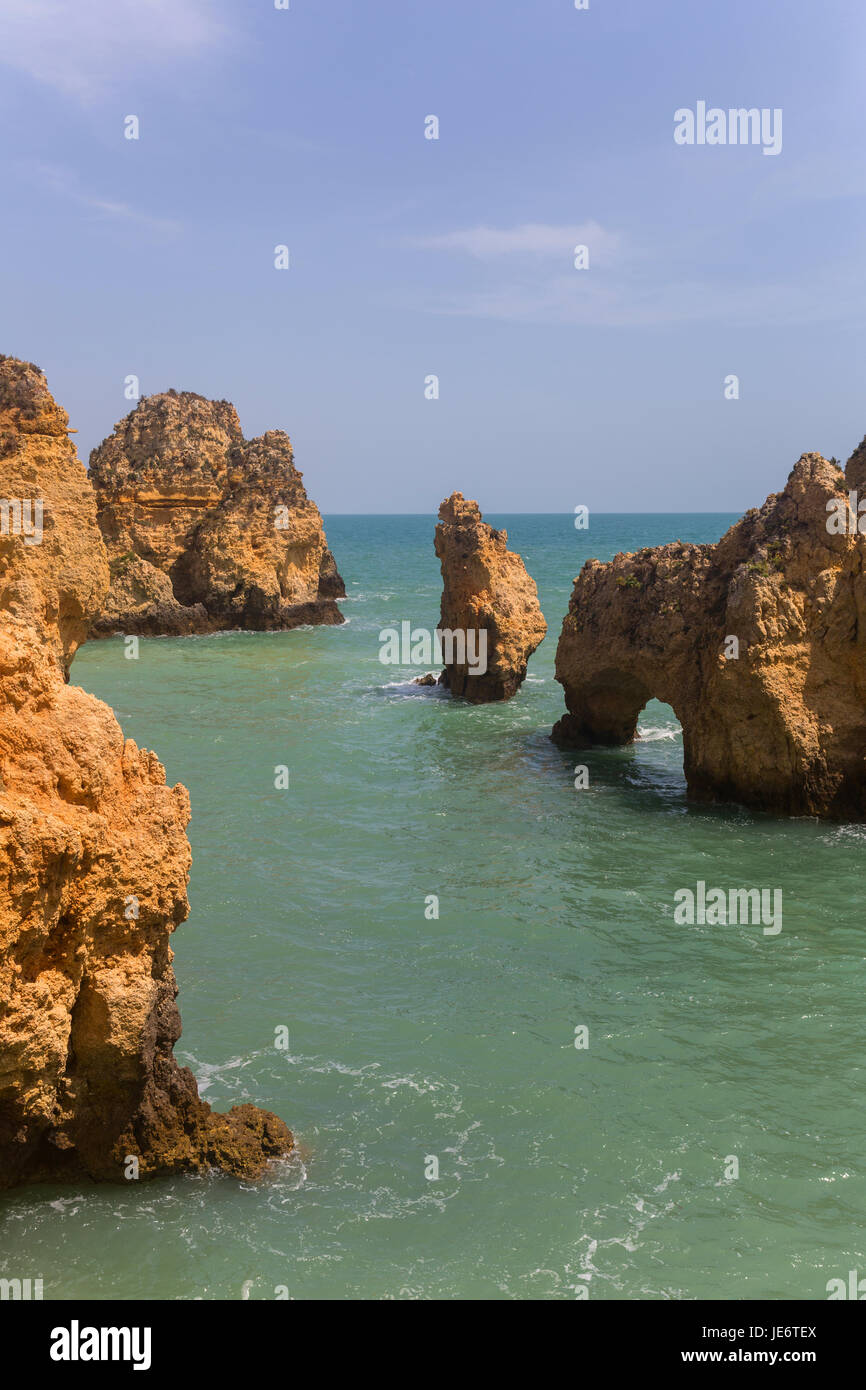 Cliffs of Ponta da Piedade, Lagos, Algarve, Portugal Stock Photo - Alamy