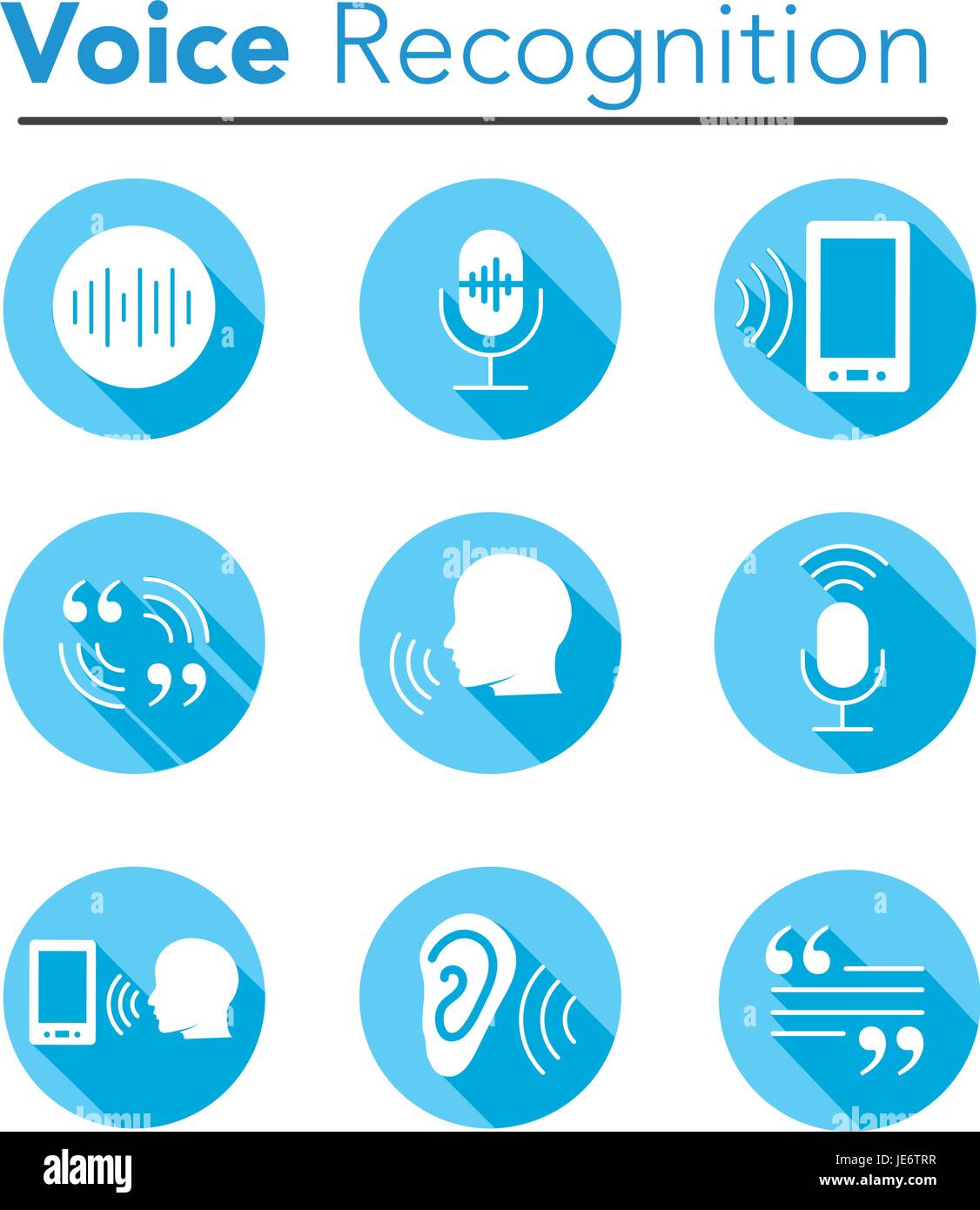 Voiceover or Voice Command Icon with Sound Wave Images Set - solid ...