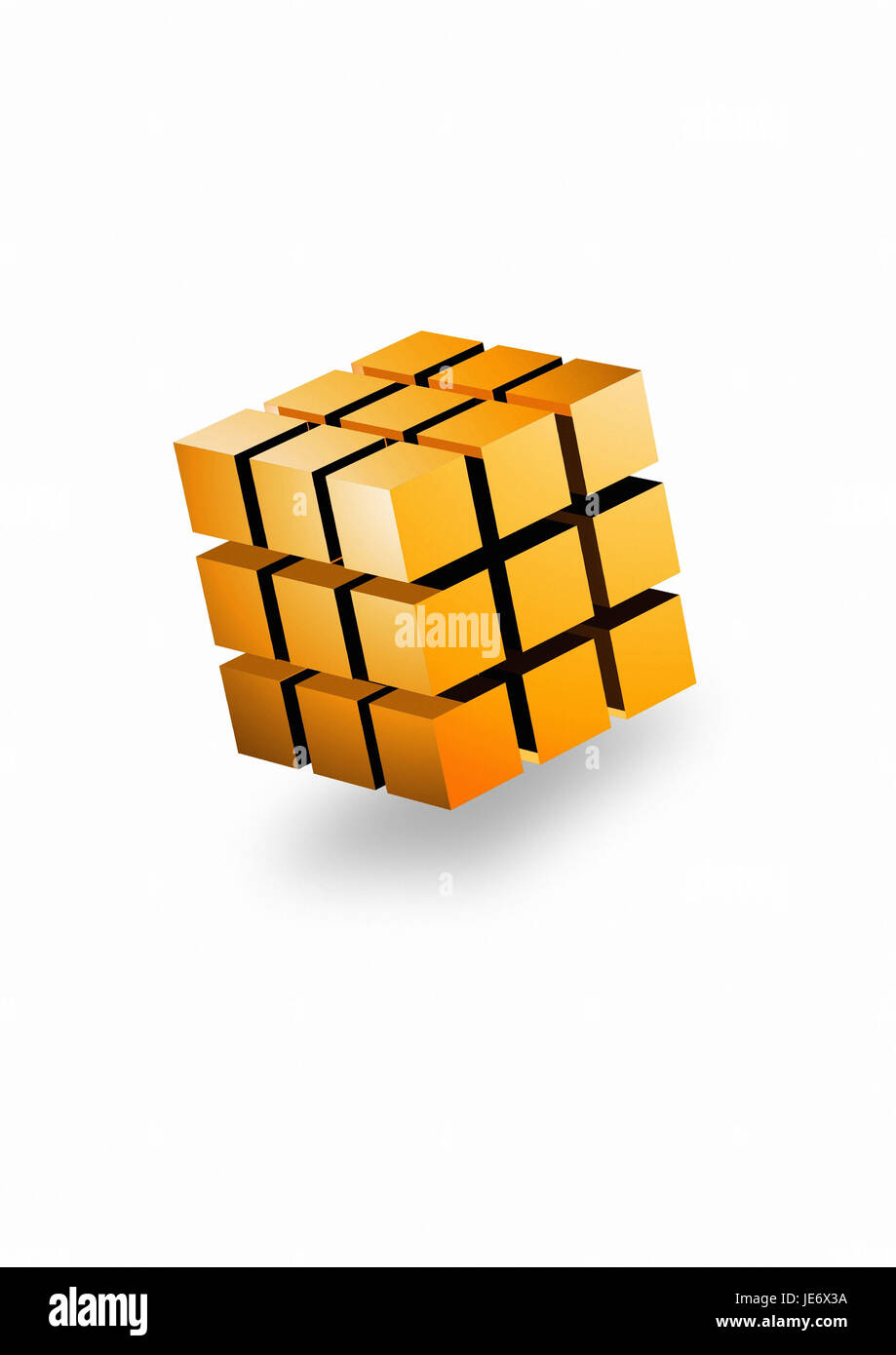 Corner of a cube Cut Out Stock Images & Pictures - Alamy