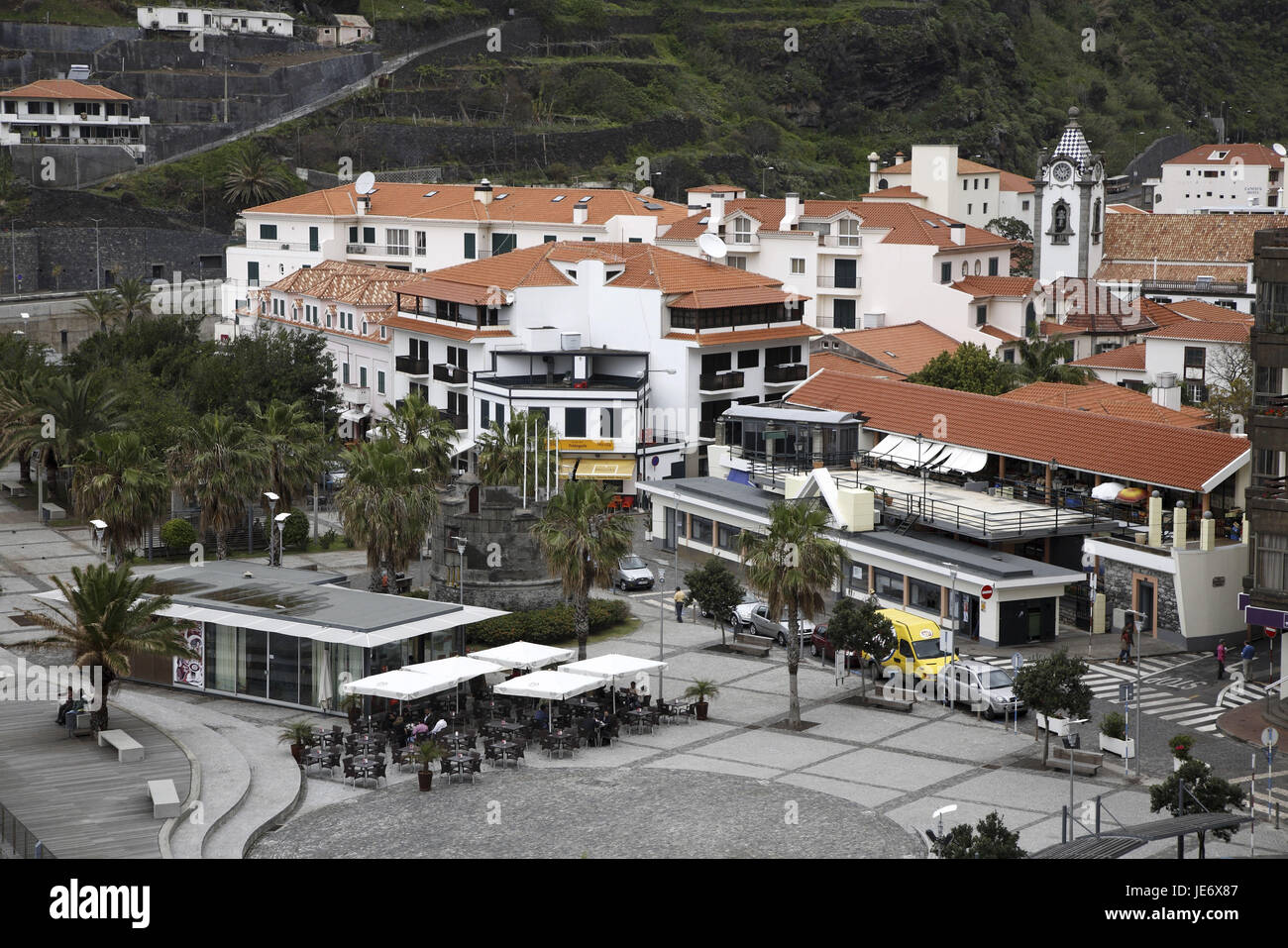 Portugal, Madeira, Ribeira Brava, local overview Stock Photo - Alamy