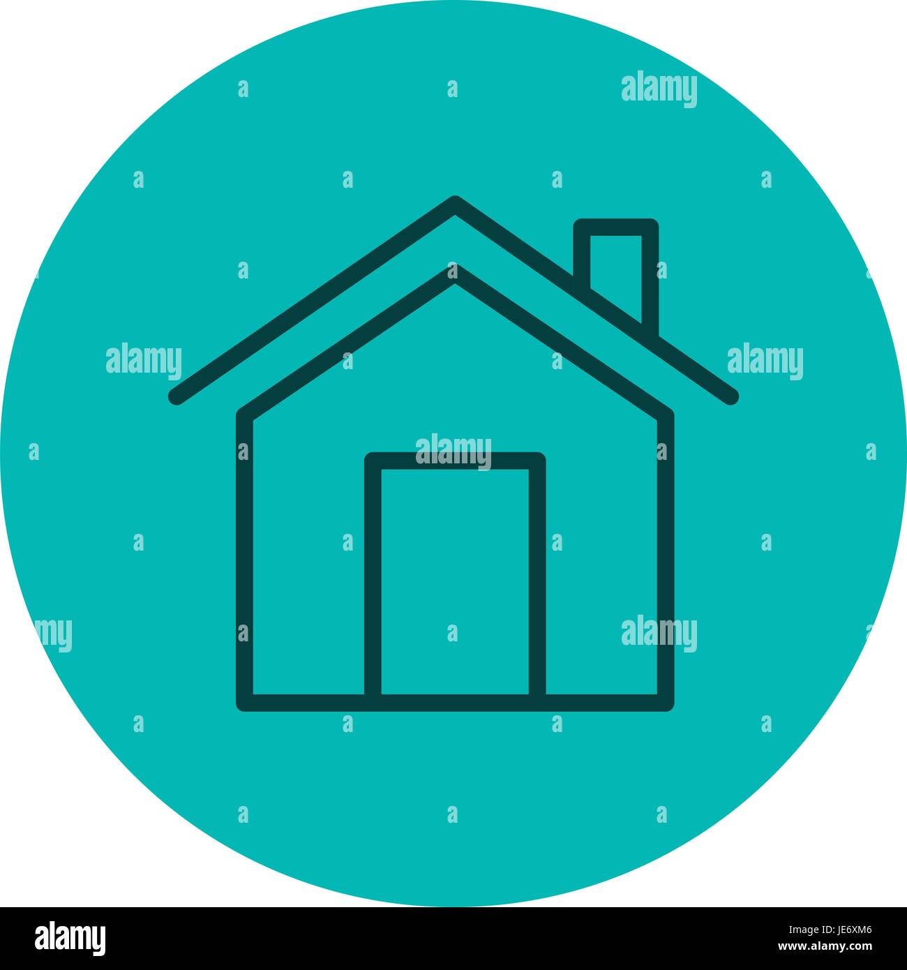 exterior house isolated icon Stock Vector Image & Art - Alamy