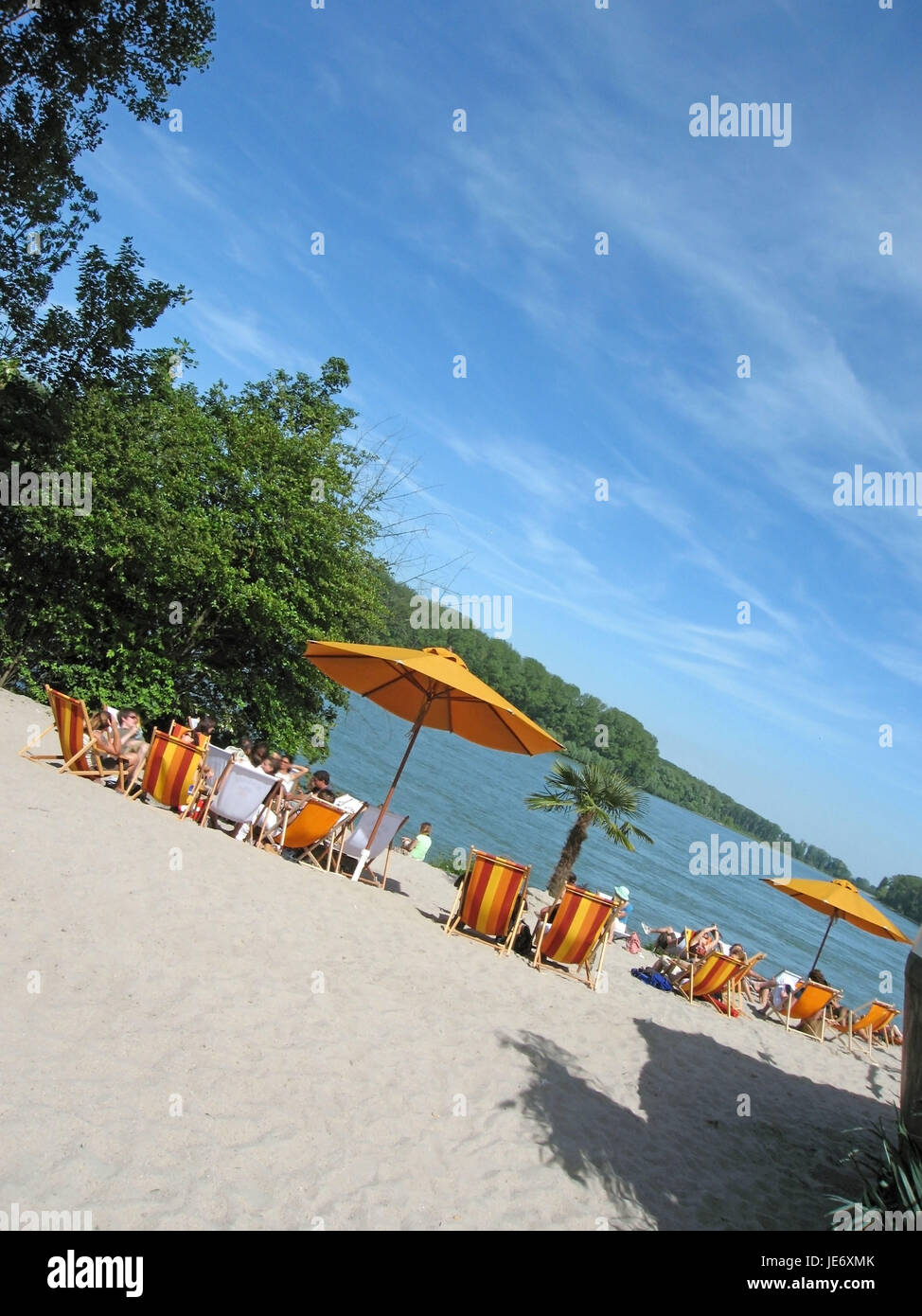 Sand beach rhine river germany hi-res stock photography and images - Alamy
