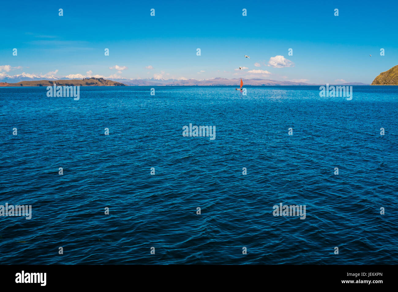 Landscape on lake TIticaca, Bolivia Stock Photo - Alamy