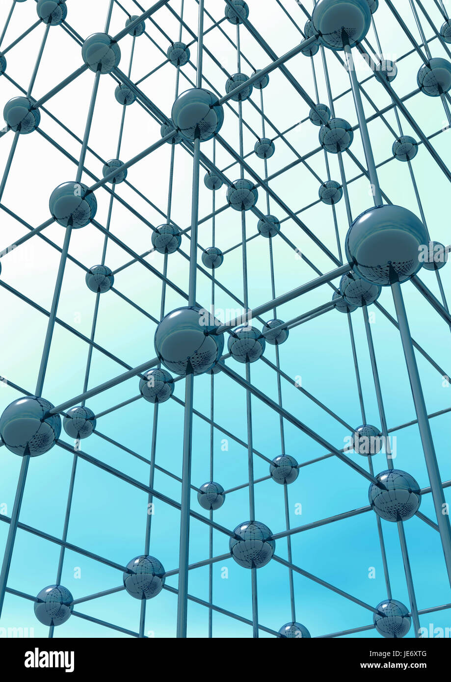 Network structure hi-res stock photography and images - Alamy