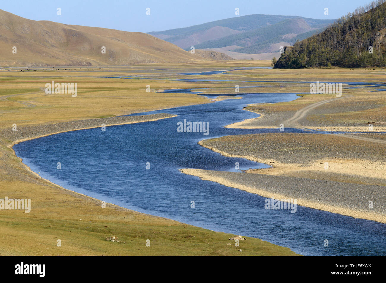 Mongolia, Central Asia, Ovorkhangai province, historical Orkhon valley ...