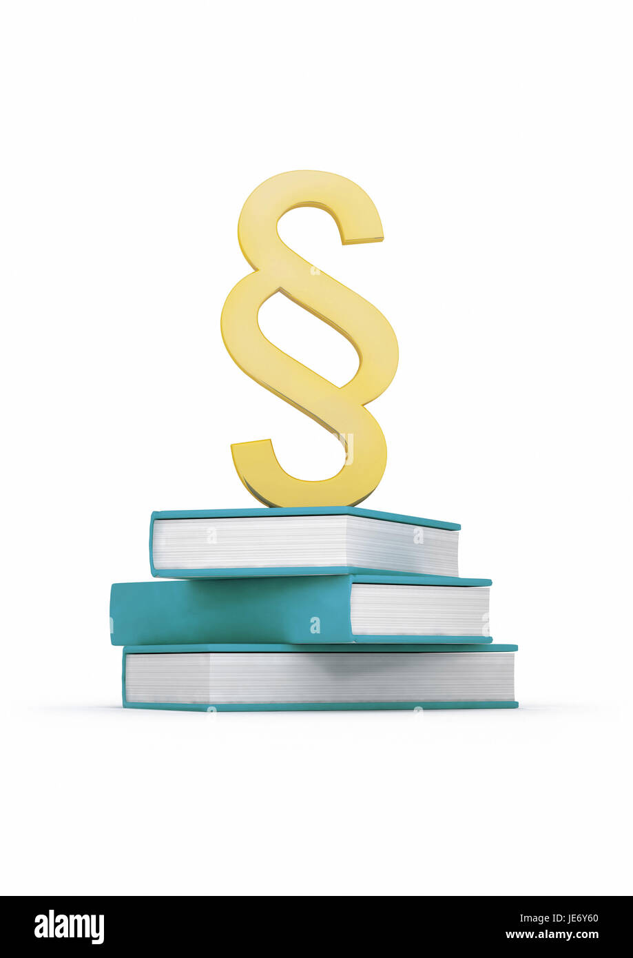 Section characters on books Stock Photo - Alamy