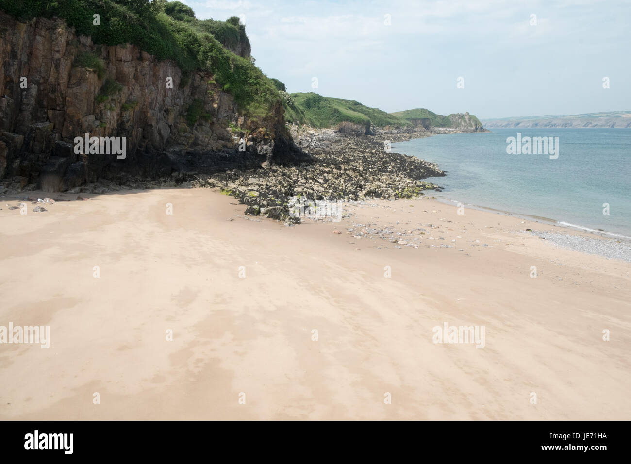 Beach,Priory Beach,Bay,Caldey,Caldy,Island,Caldey Island,monastic ...